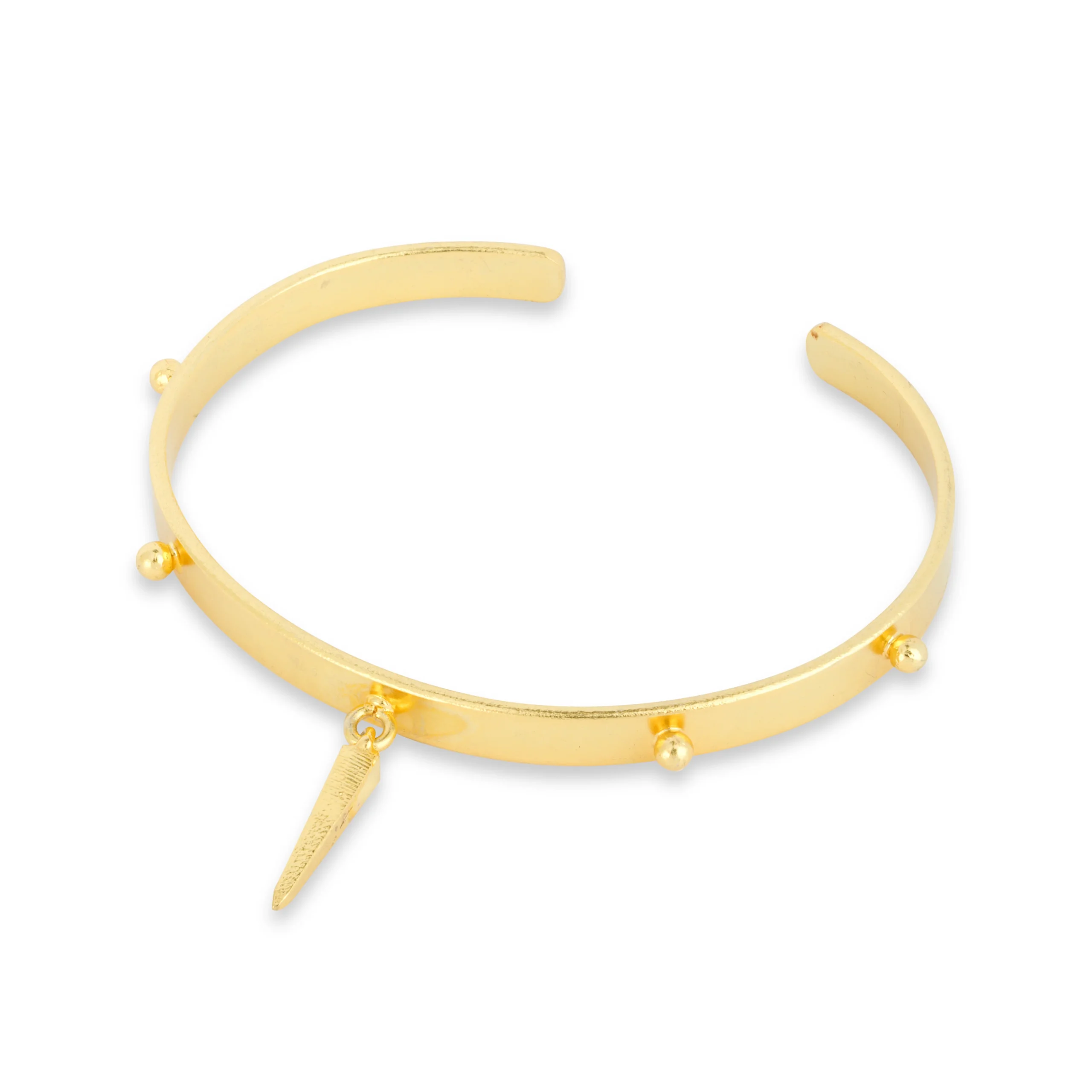Luca Gold Bangle - Beccamac